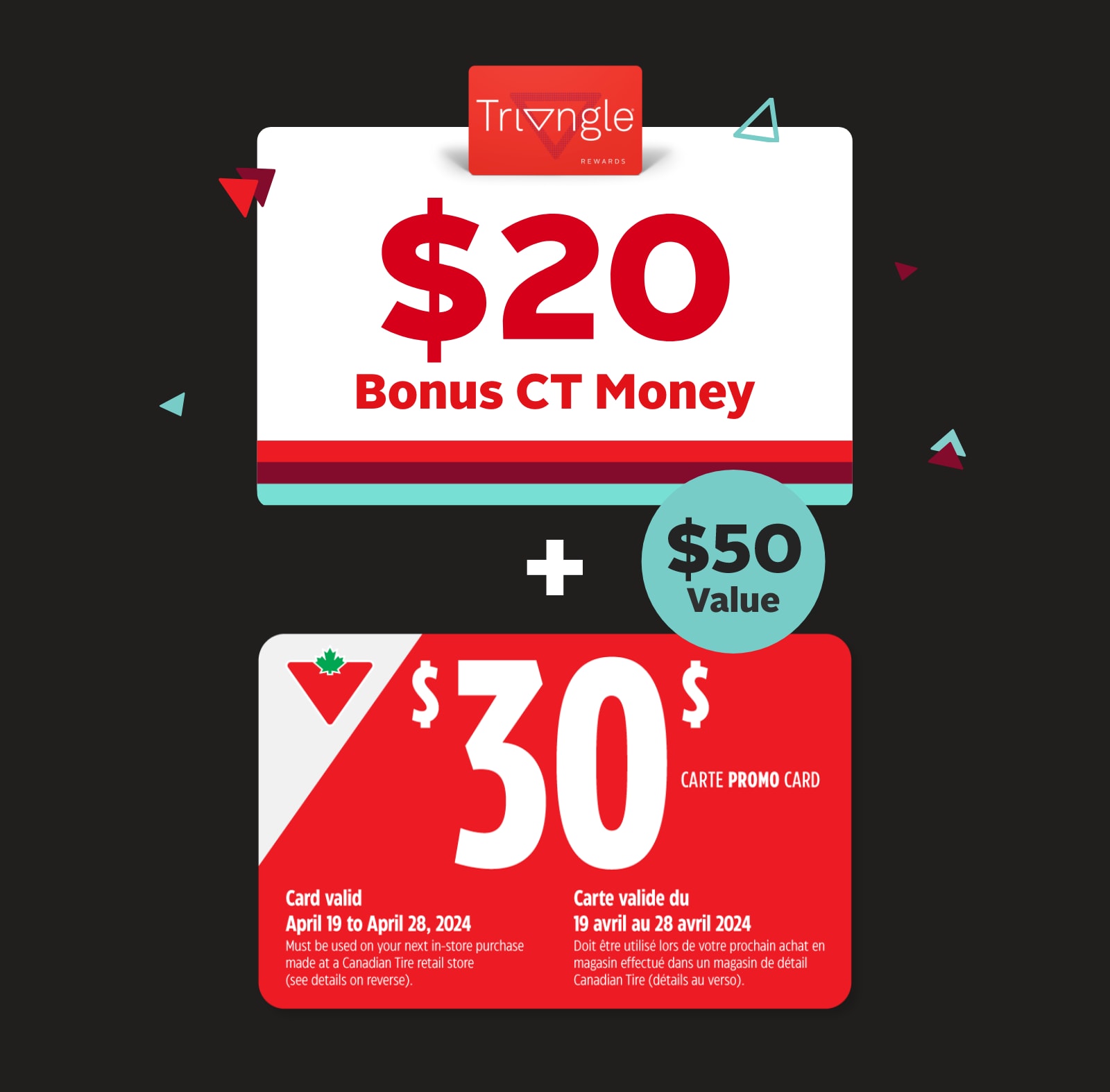 CTR Promocard Trianglerewards | Triangle
